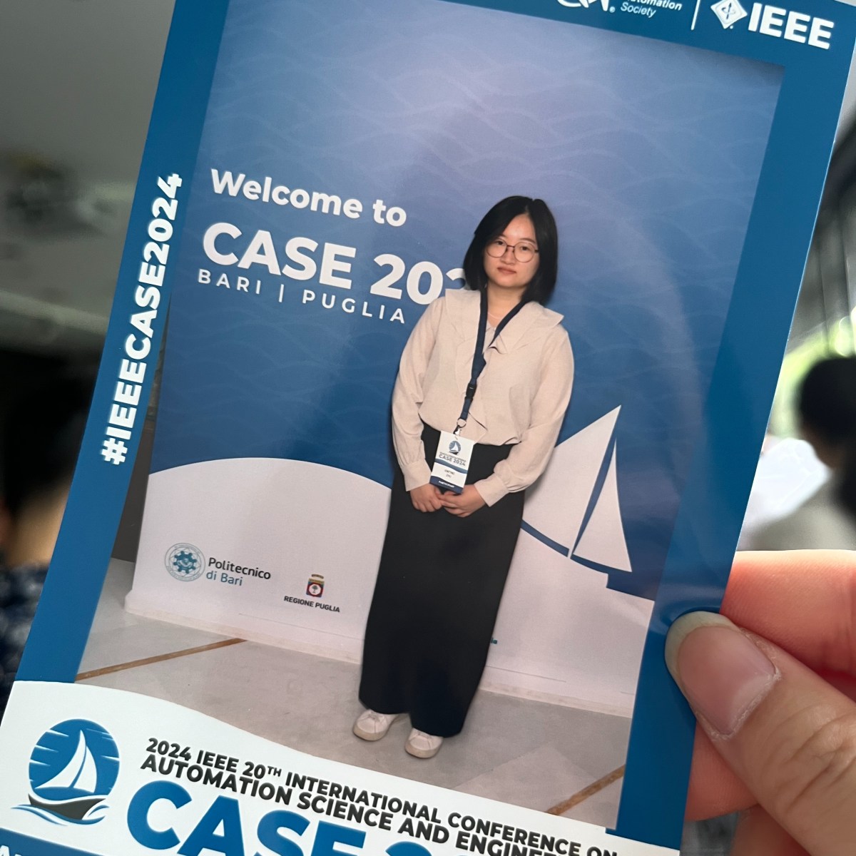 Attendance at IEEE CASE 2024 | Lishuai Li